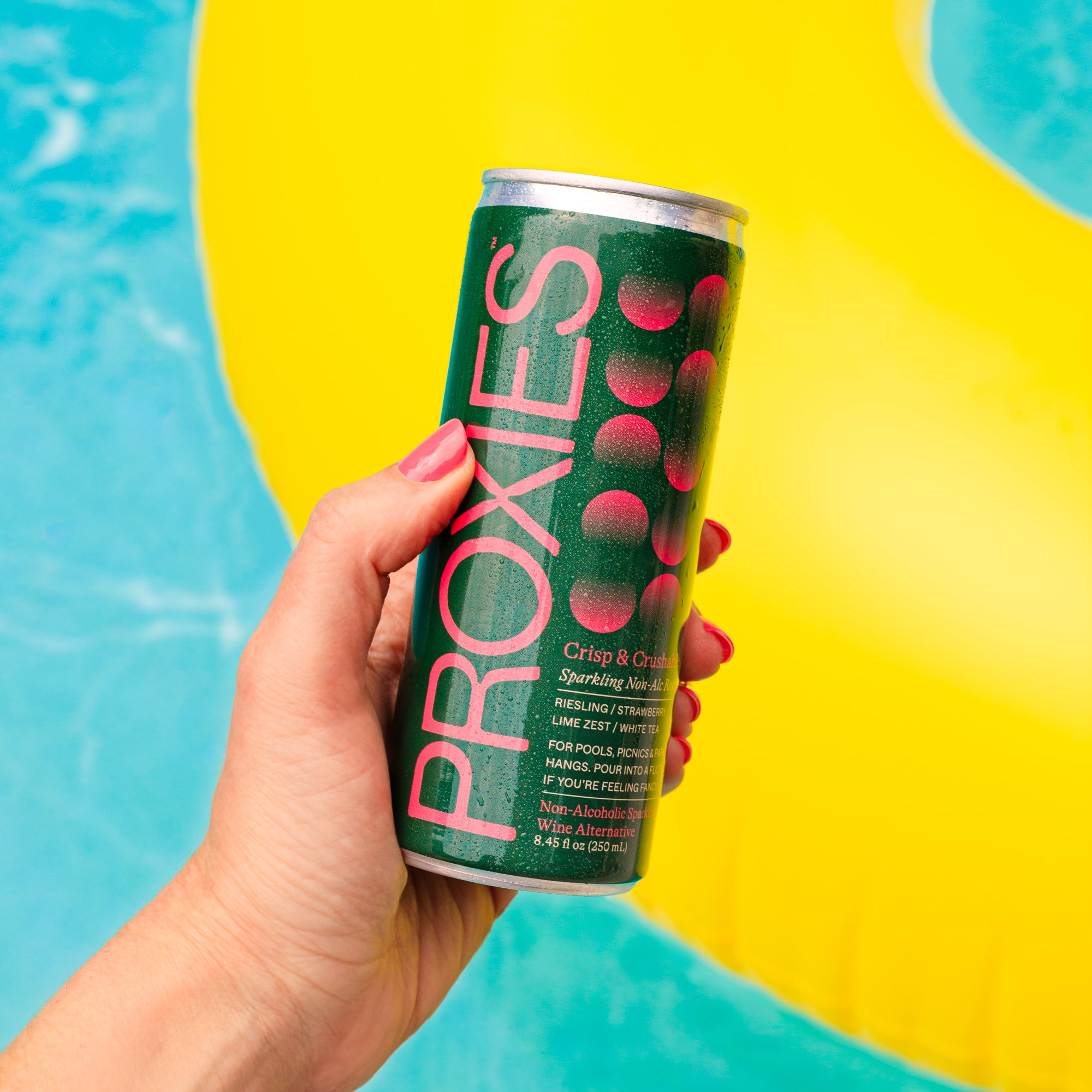Non-Alc Sparkling Rosé Wine | Can 6-Pack | Try Proxies