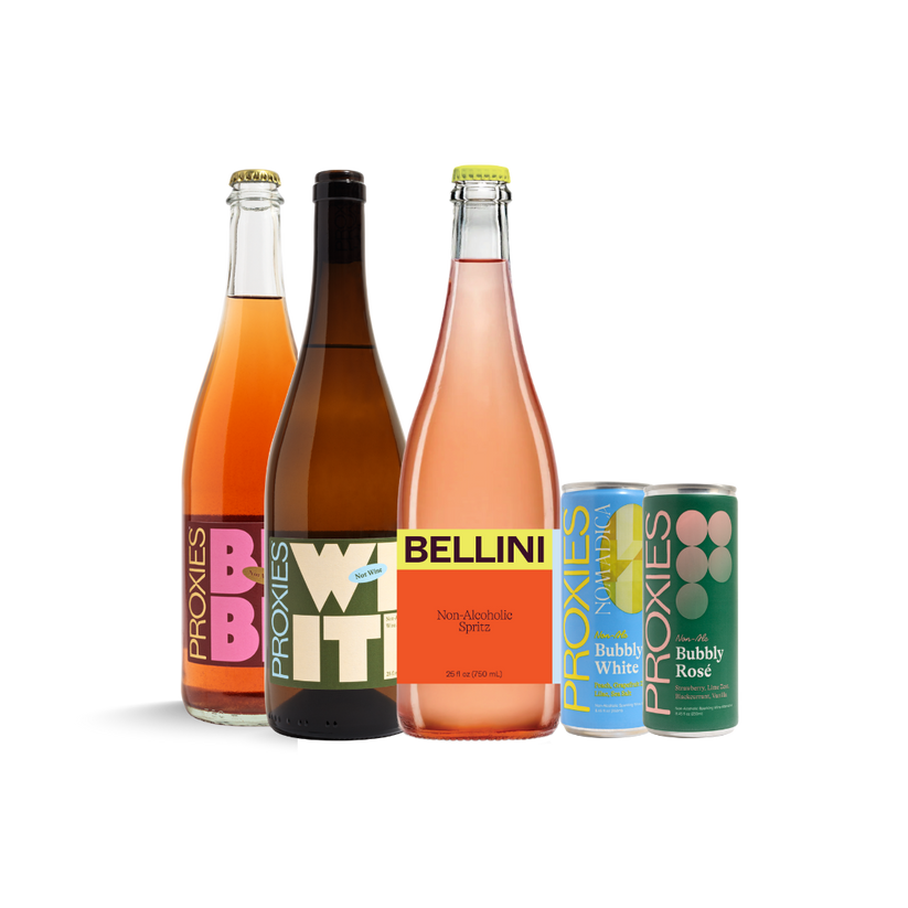 Non-Alc Wine Tasting Set | Mixed 4 Pack | Try Proxies